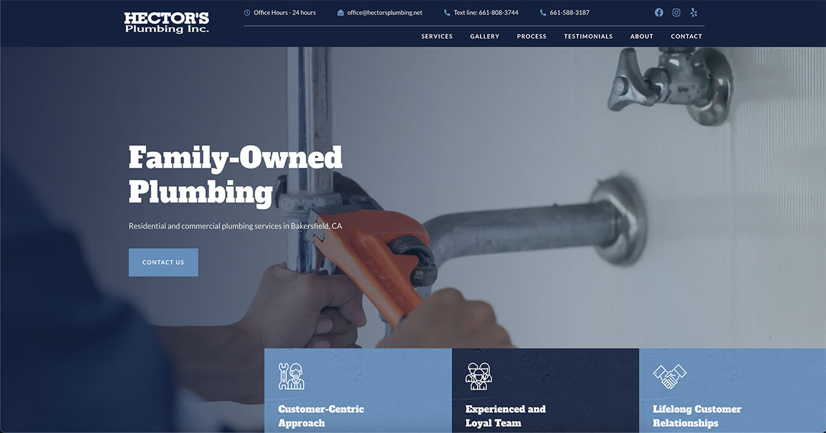 Hector’s Plumbing Inc. | Reliable Plumbing Services in Bakersfield